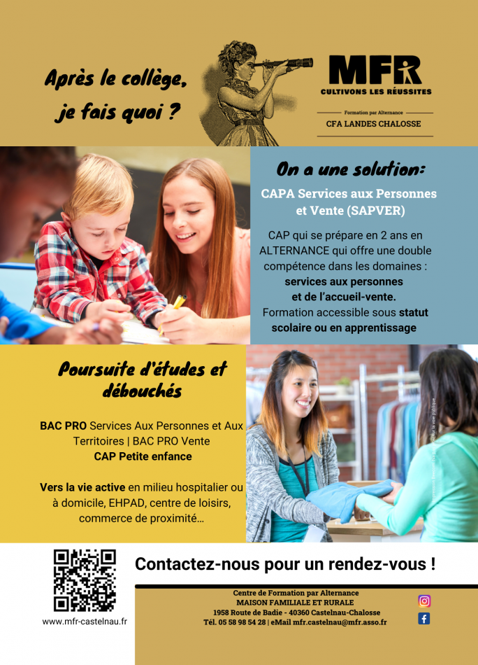 Après le collège, je fais quoi